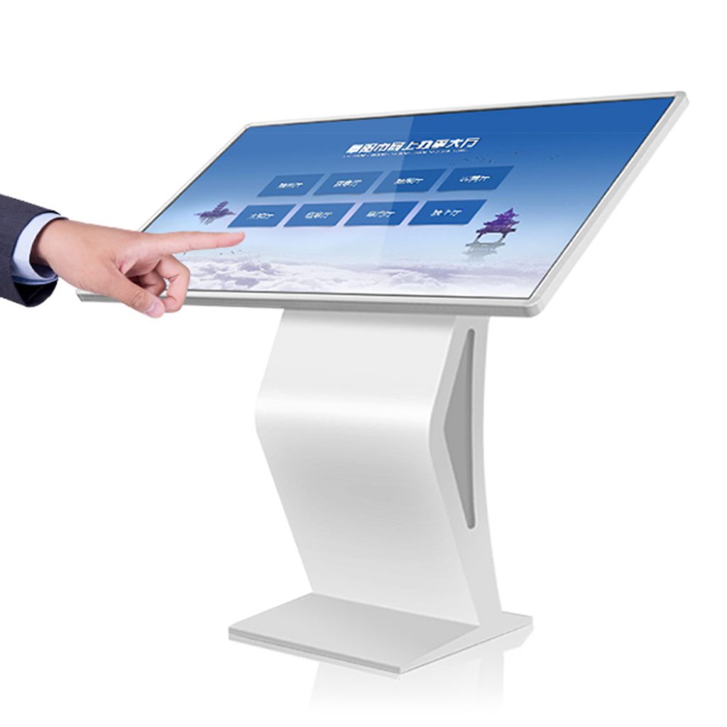 Capacitive Horizontal Touch Screen Display Digital Signage Kiosk ...